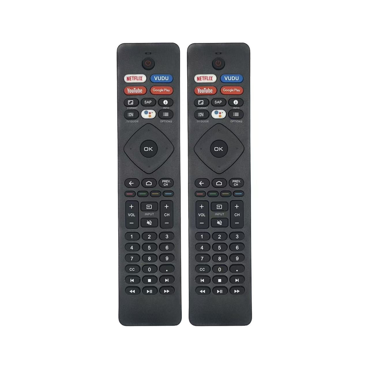 BESIA 2 Packs of NH800UP Remote Control for Philips TV Remote ...