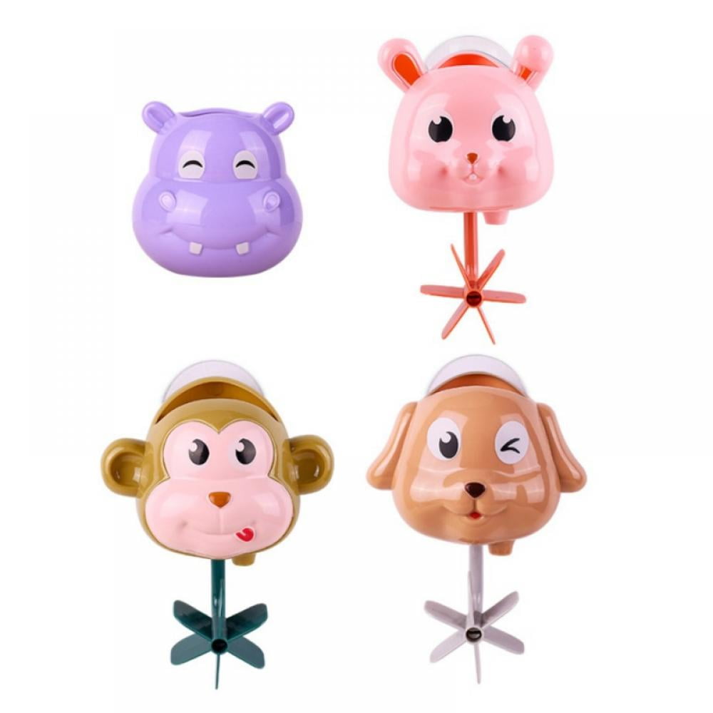 BESLY 4pcs Toddler Bath Toys Bath Suction Cup Waterwheel Toys for ...