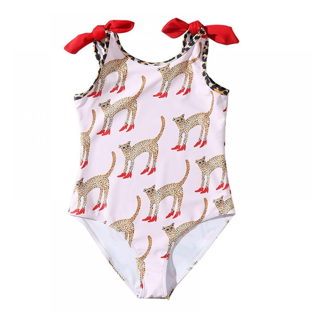 BESLY Baby Little Girl One-Piece Bathing Suit Toddler Girls Ruffled ...