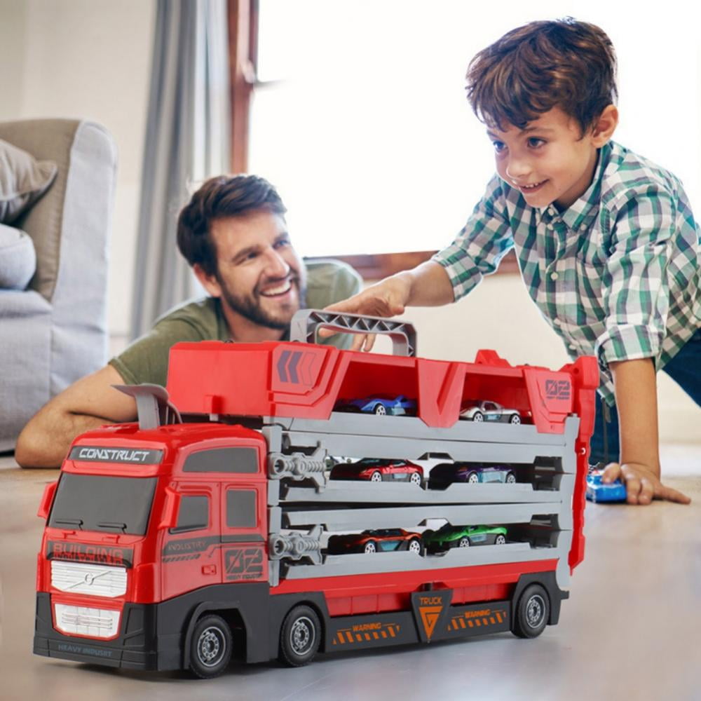 BESLY Kids Boys Remote Control Big Trcuks Car Toy Trucks with Remote ...