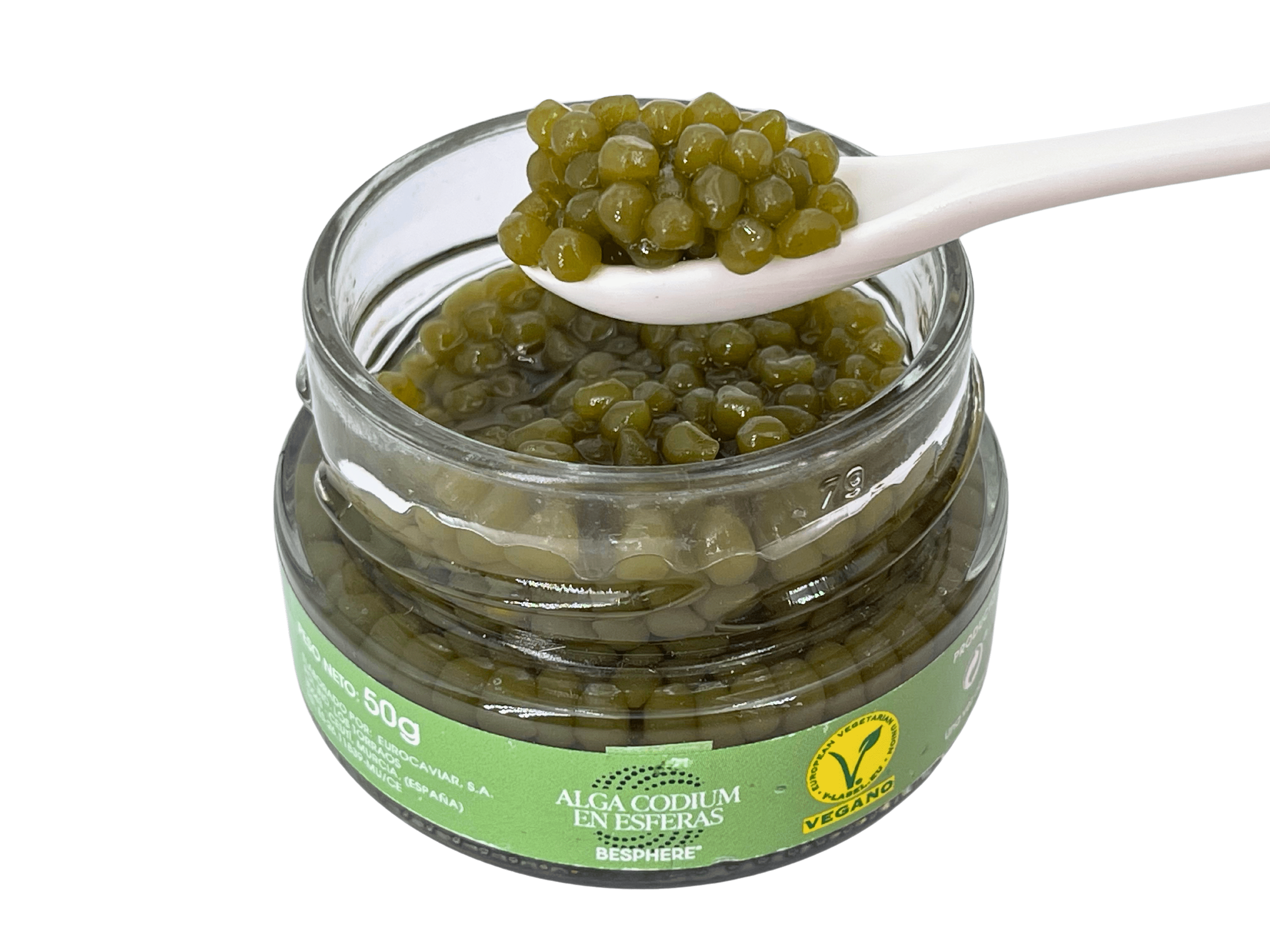 BESPHERE Vegan Caviar Pearls - Gourmet Seaweed Caviar - Exquisite Alga ...