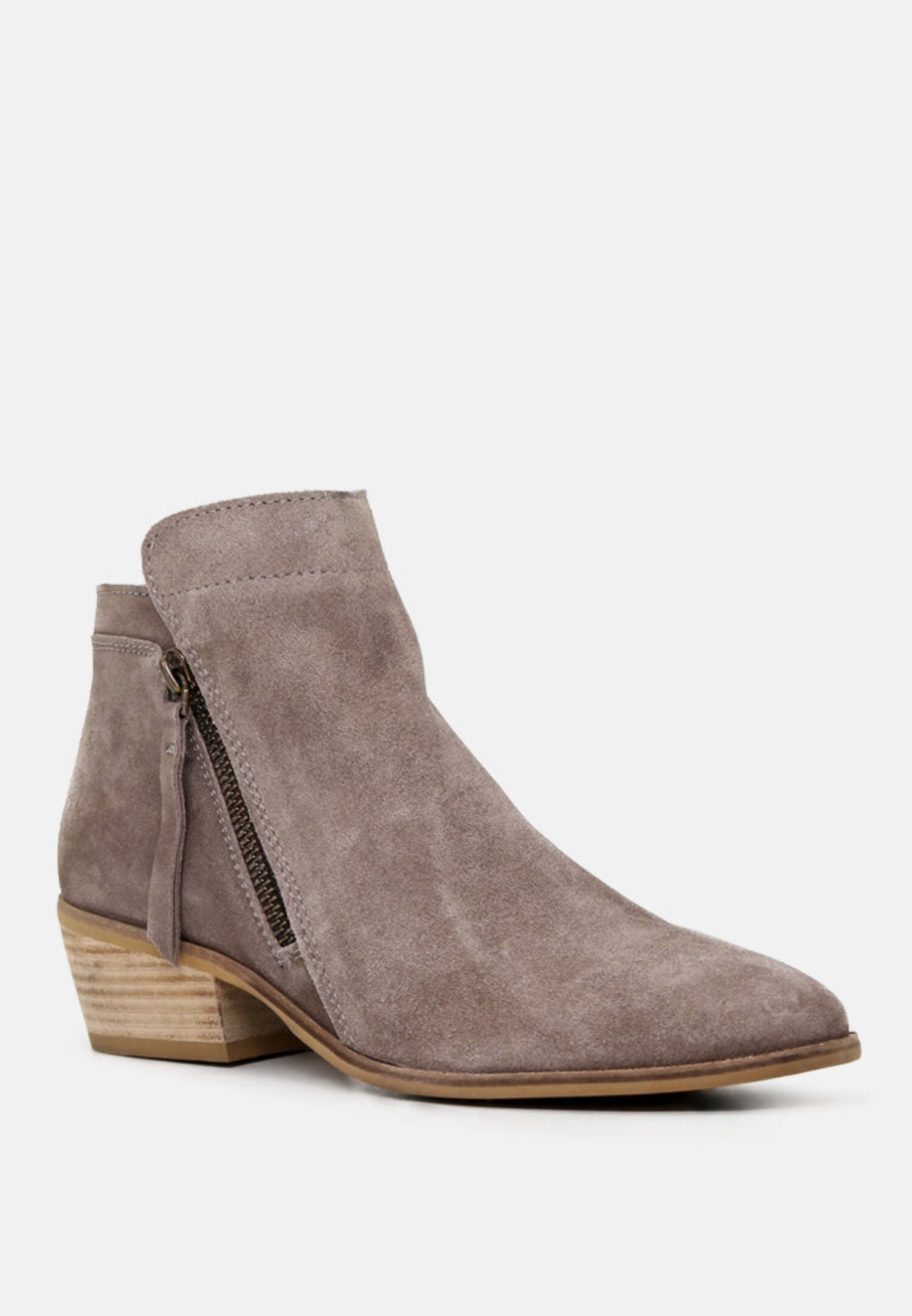 BESS Taupe Ankle Boots - Walmart.com