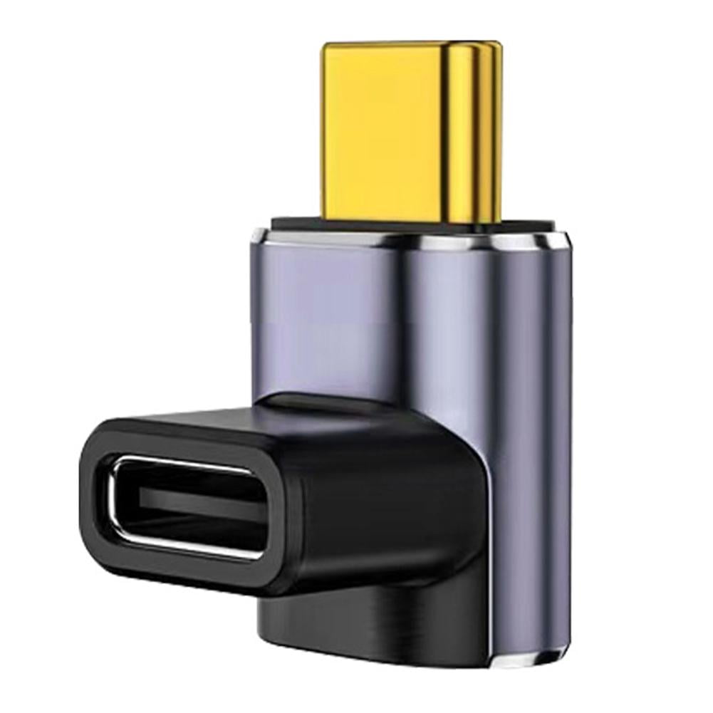 NEW_100W USB4.0 40Gbps 90 Degree USB Type C Male to USB-C Extender ...