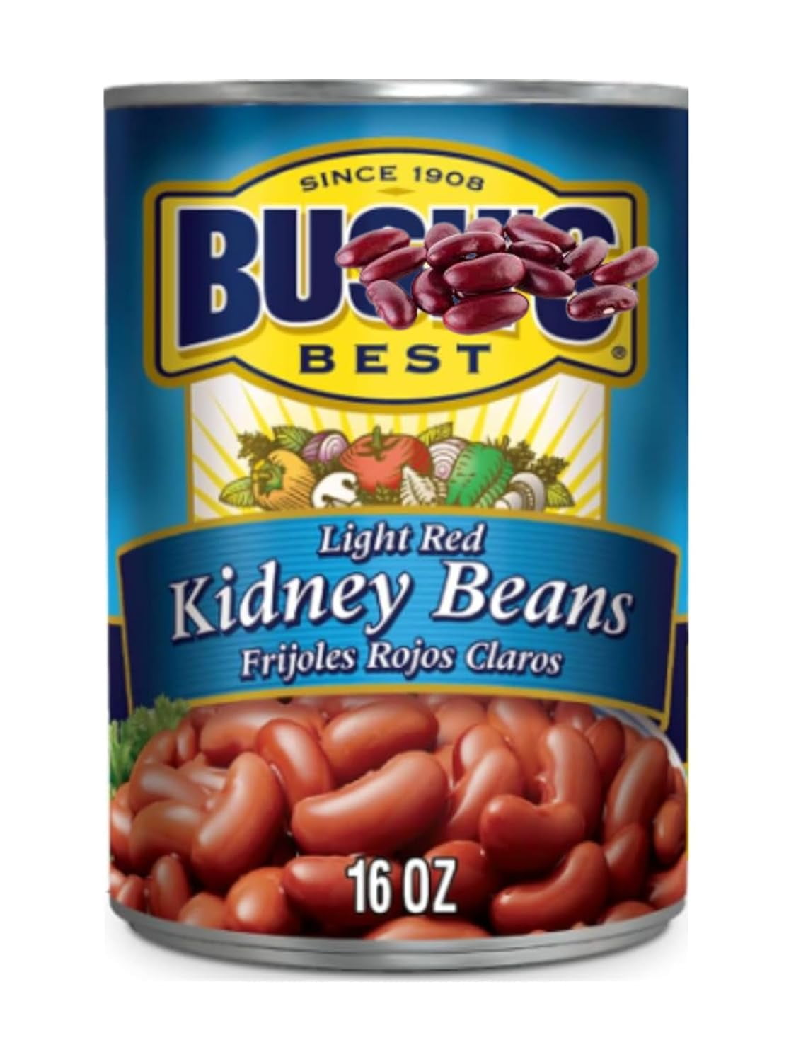 BEST 16 oz Light Red Kidney Beans, Canned Beans, by - Walmart.com