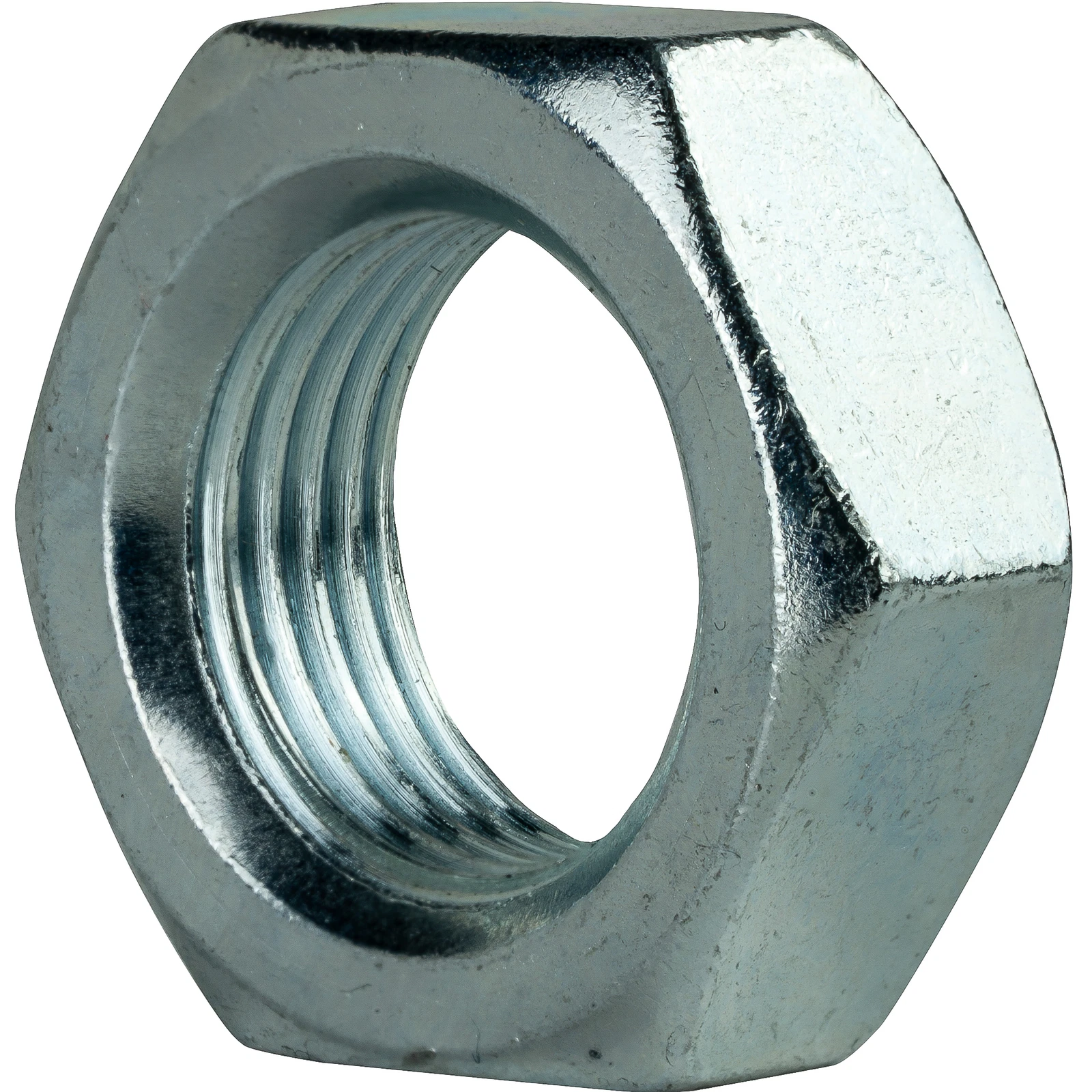 BEST- 3/8"-16 Thin Hex Jam Nuts Grade 2 Steel Electro Zinc Plated Qty ...