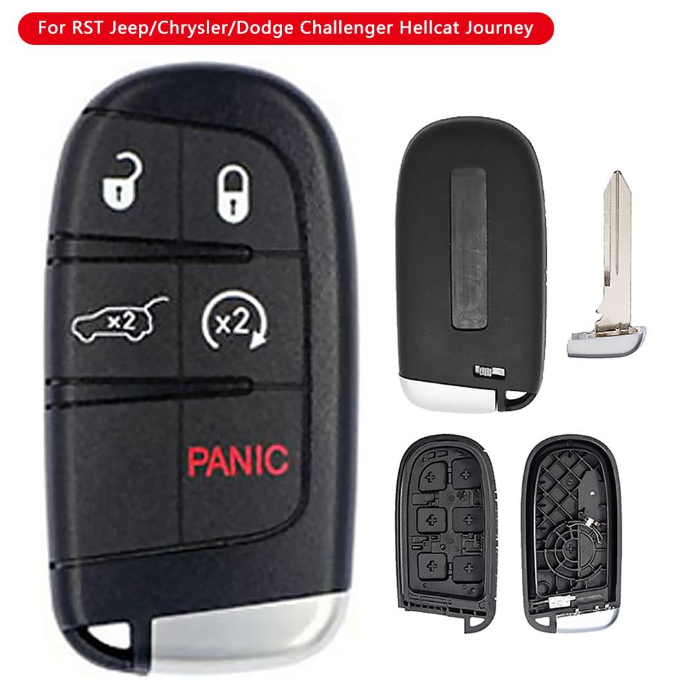 BEST_5-key black (B)$Applicable to RST Jeep/Chrysler/Dodge Challenger ...