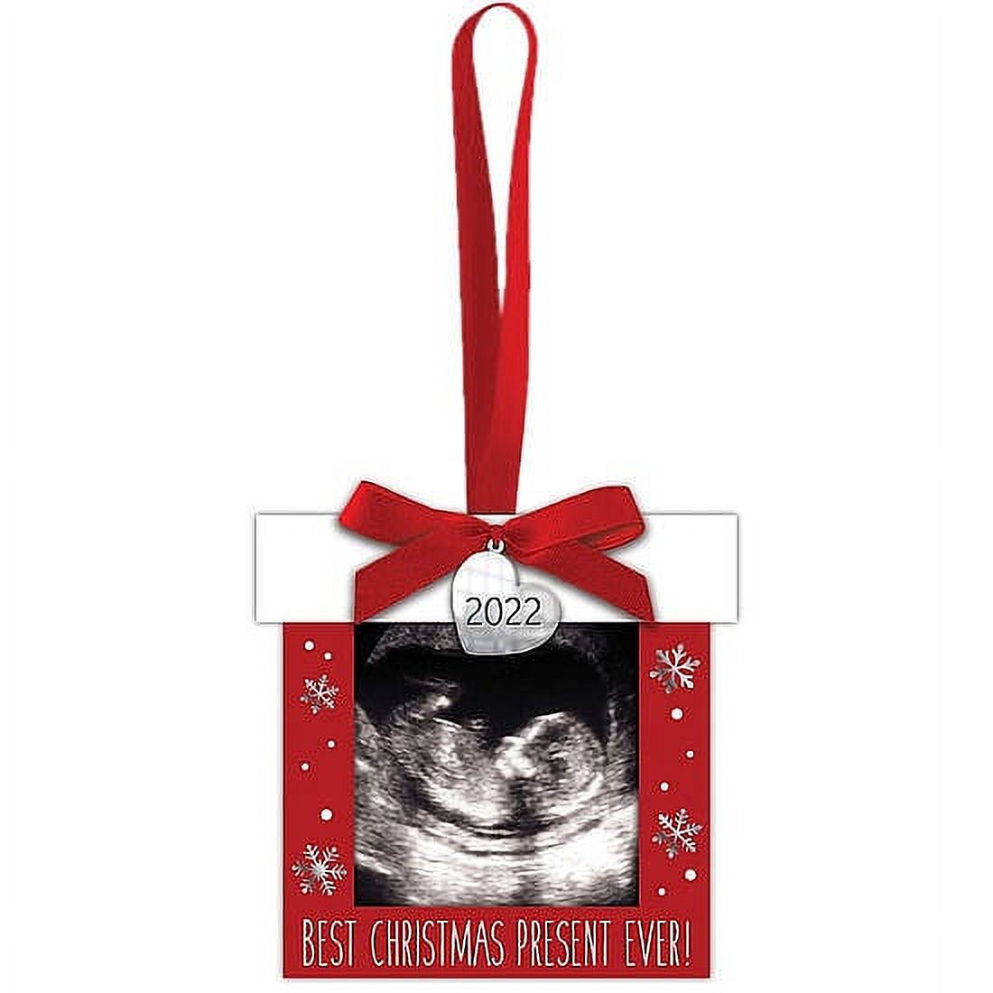 BEST CHRISTMAS PRESENT EVER SONOGRAM 2022 PHOTO ORNAMENT by Malden ...