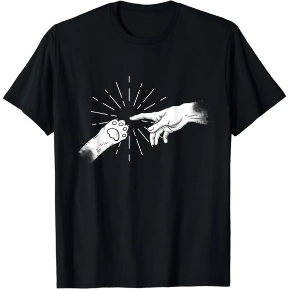 BEST! Creation of Cat - Funny Cat Lover Gift Tee Size S-3XL - Walmart.com