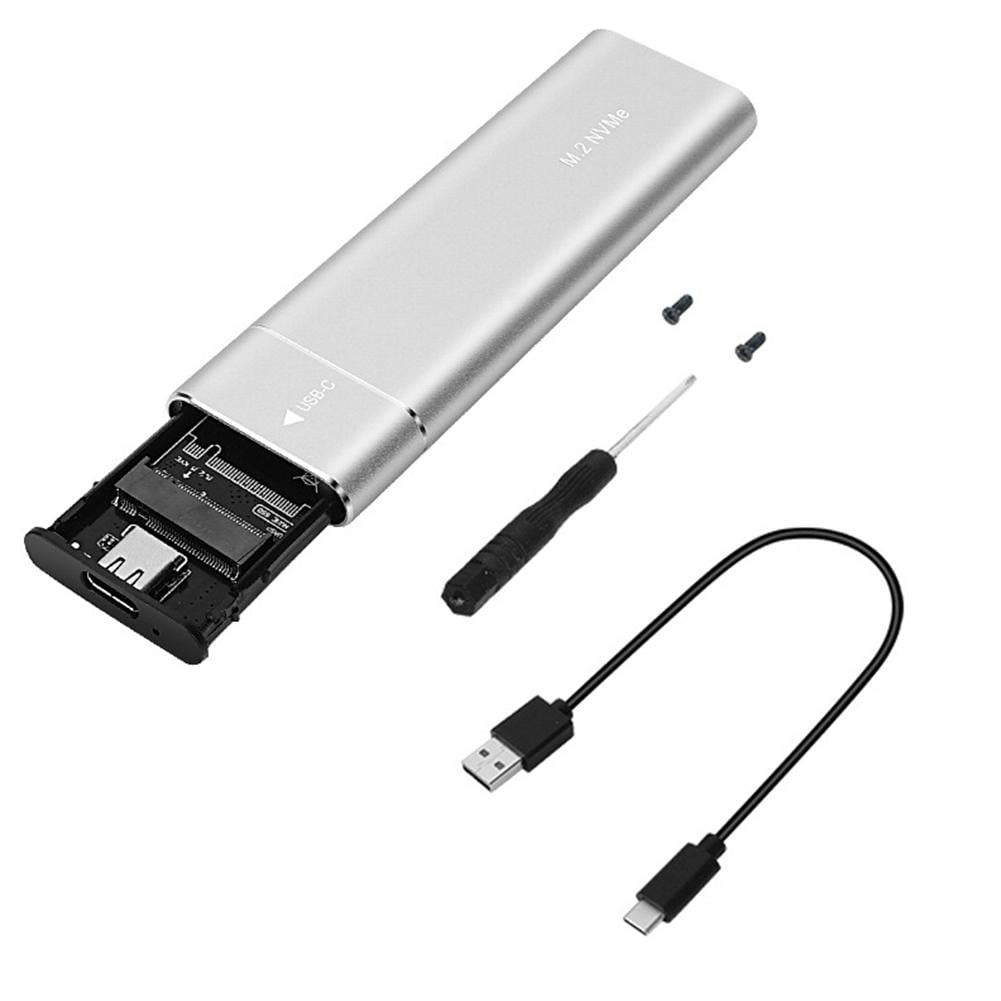 BEST_Dual Protocol M2 SSD Case M.2 NVMe SATA SSD Enclosure Adapters ...