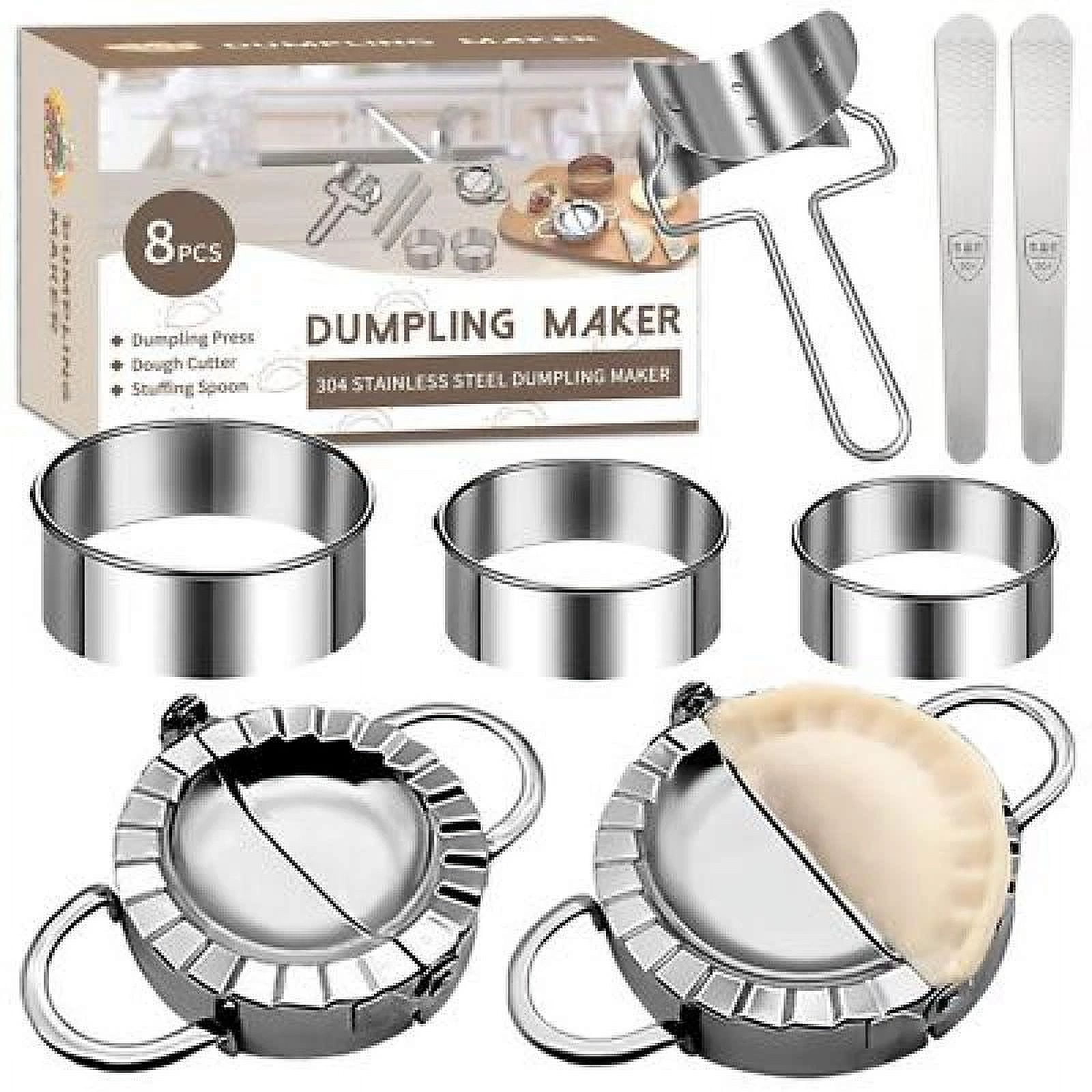 BEST- Dumpling Mold Set Wrapper Dough Cutter Dumpling Press Mold Mould ...
