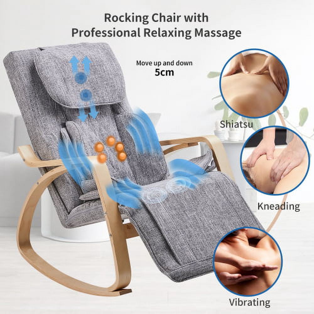 BEST GIFT!Full massage function-Air pressure-Comfortable Relax Rocking ...