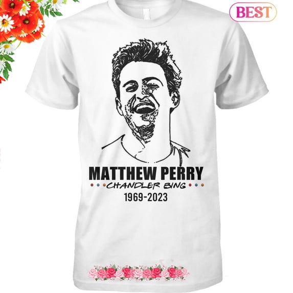 BEST Matthew Perry Chandler Bing 1969-2023 Unisex T-Shirt - Walmart.com