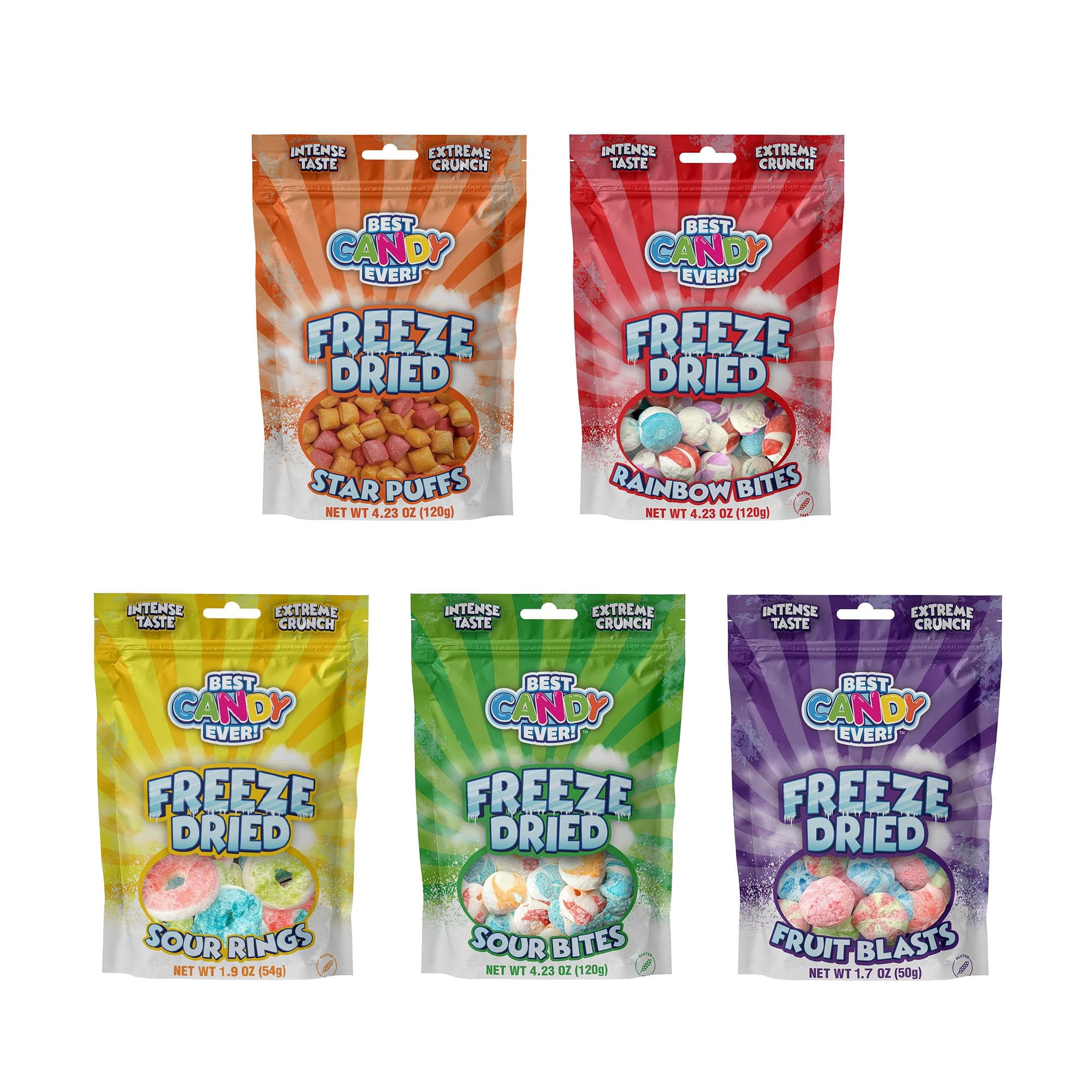 BEST PARTY EVER! Freeze Dried Candy, Crunchy Candy with Intense Taste ...