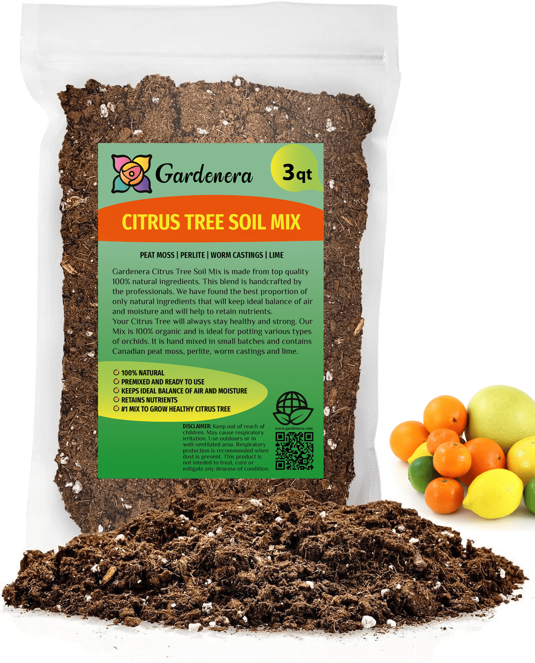 ://N â˜… LOVA Citrus Tree Potting Soil Mix, Organic Blend for Oranges ...