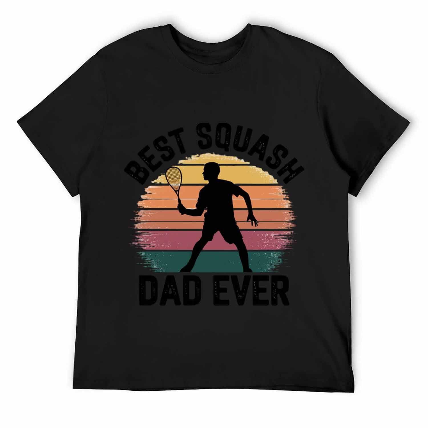 BEST SQUASH DAD EVERt shirt design dragonfly Vintage Badge Retro ...