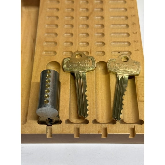 BEST Style SFIC 7-Pin Core Keyed “K” Keyway Brushed Chrome Finish with ...