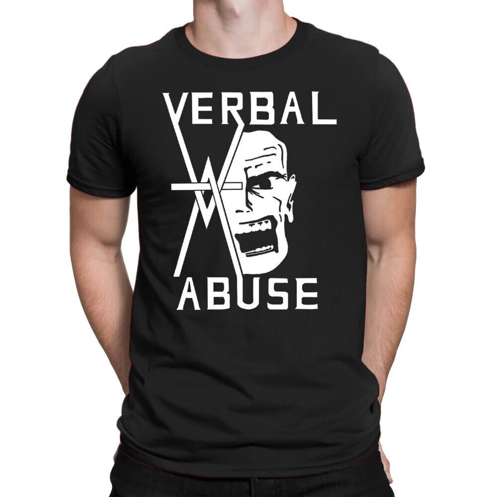 BEST TO BUY Verbal Abuse American White Font Night Music S-5XL T-Shirt - Walmart.com