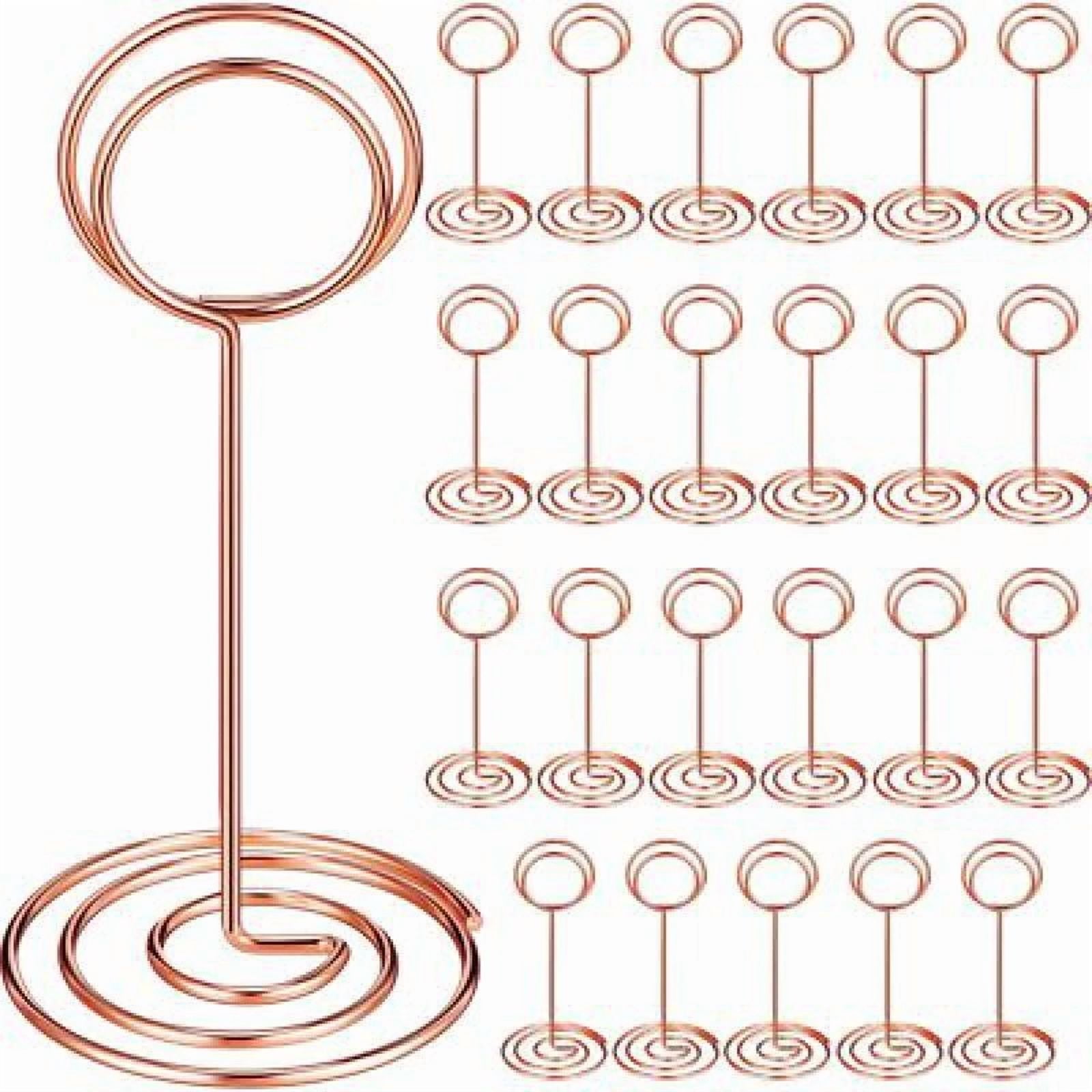 BEST- Table Number Holder Place Card Holders Wire Photo Holder Picture ...