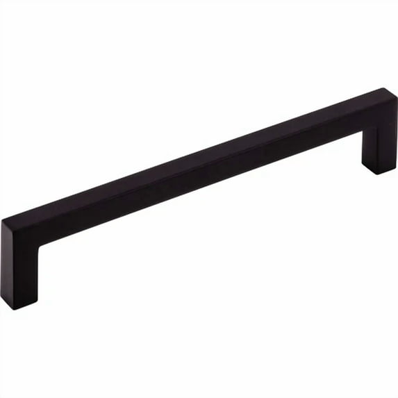 BEST- Top Knobs M1156 Square Bar Pull 6 5/16" (C-C) - Flat Black ...