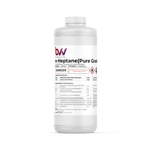 BEST VALUE VACS Lab Grade N-Heptane - Ultra High Purity Solvent - 99.3% ...