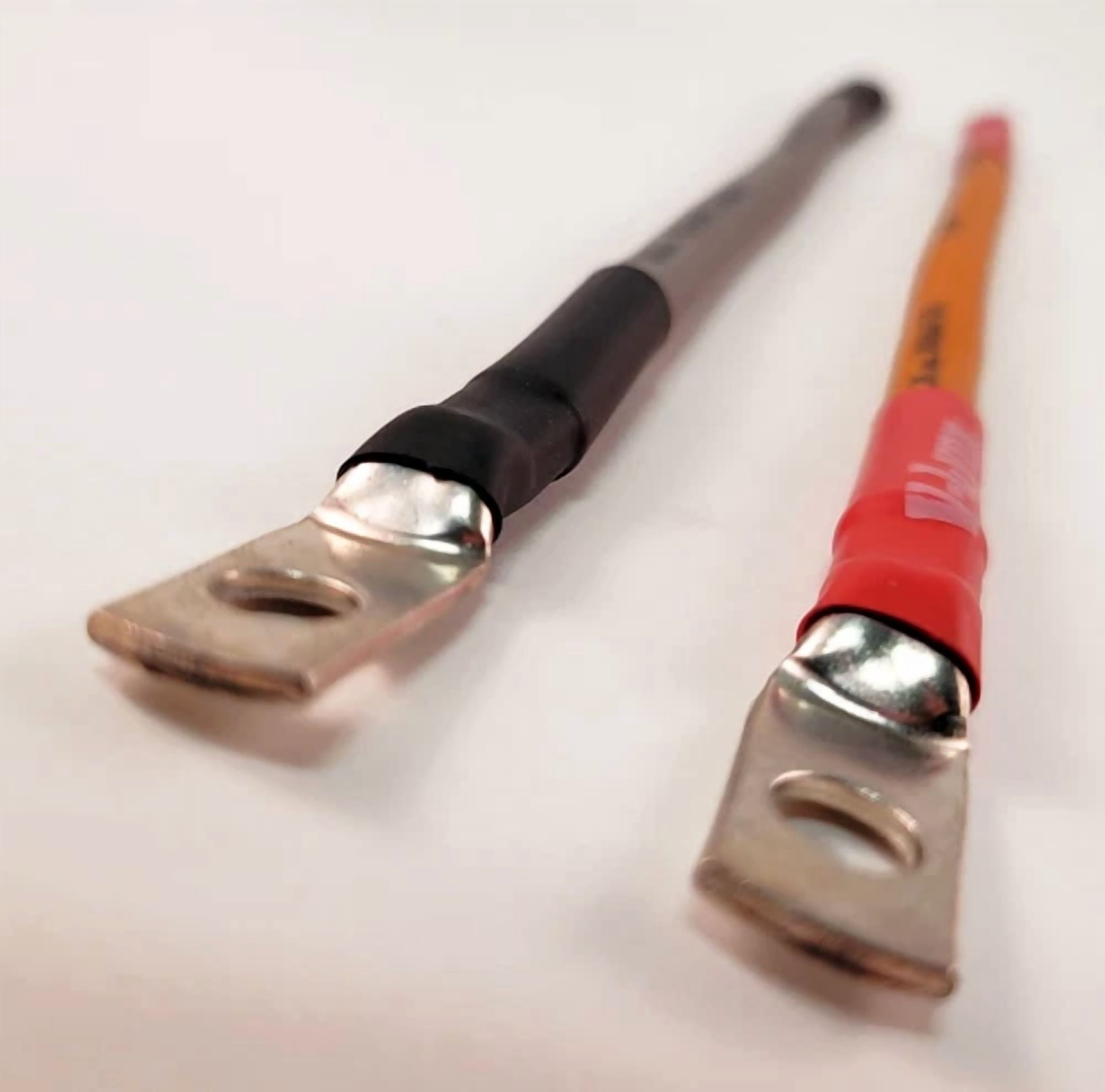 BEST- Vbl6 Pair 6 Gauge 14" Battery Power Wire Cables 6Ga Tinned Copper ...
