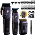 BESTBOMG® Hair Clippers for Men, Rechargeable Shaver Set, LED Display ...