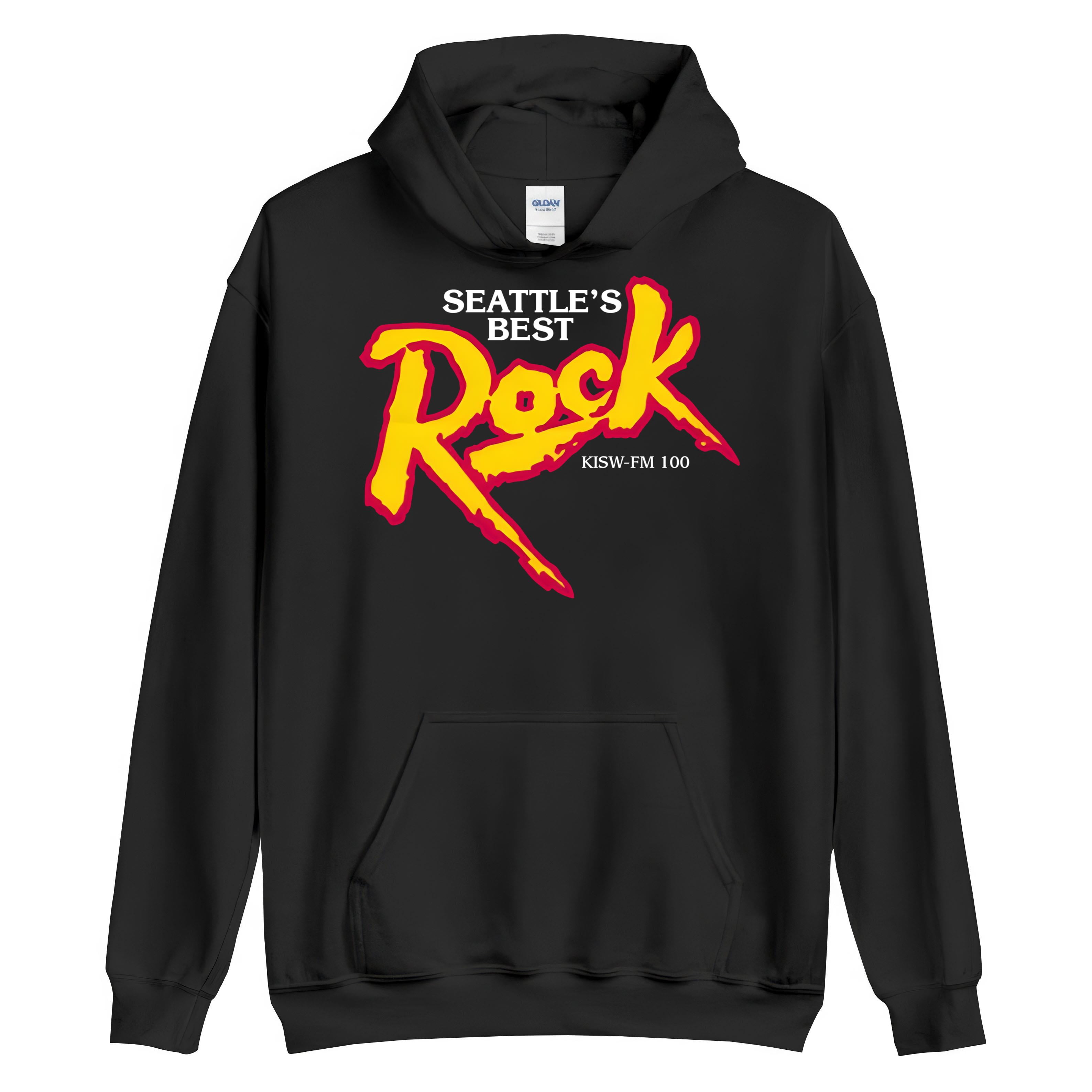 BESTBUY! The Rock 99.9 Fm Kisw Seattle'S Best Kisw Fm 100 Radio T-Shirt ...
