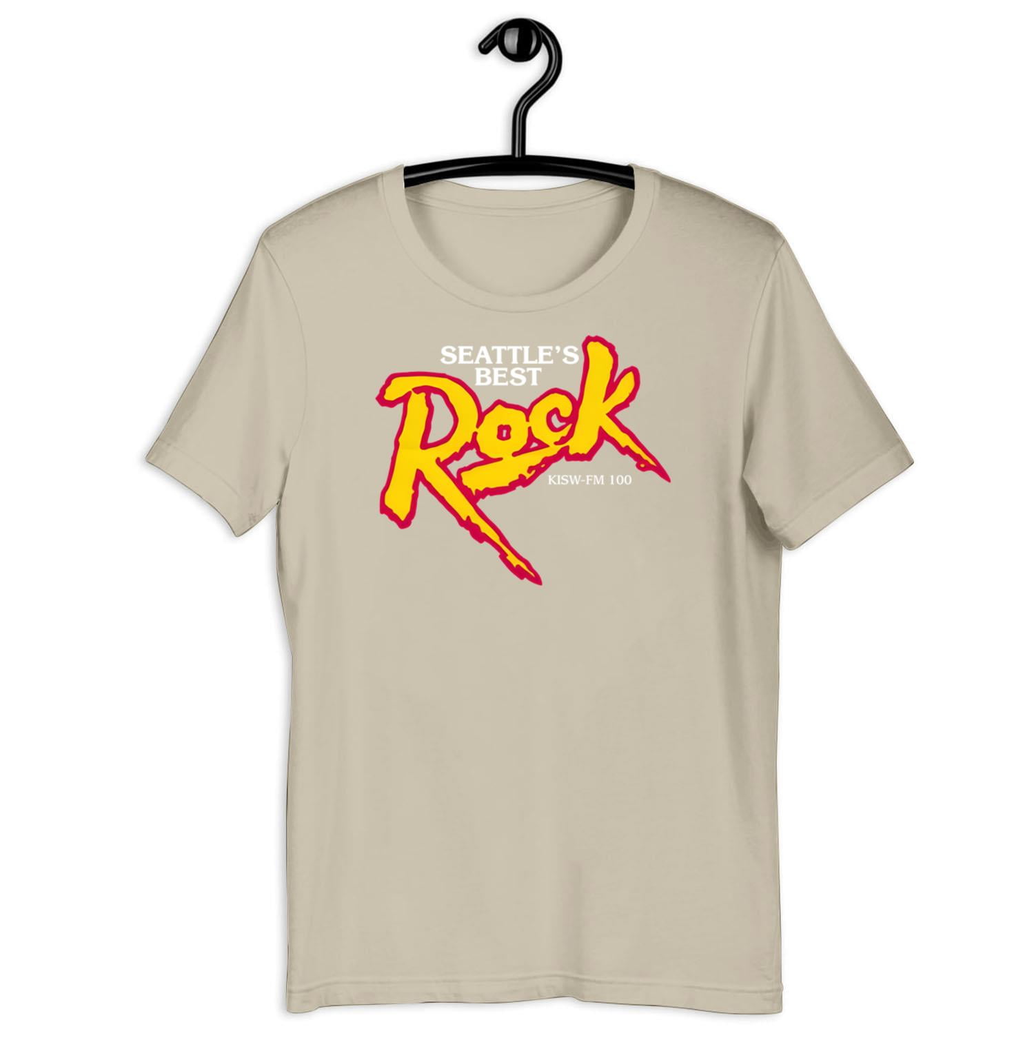 BESTBUY! The Rock 99.9 Fm Kisw Seattle'S Best Kisw Fm 100 Radio T-Shirt ...