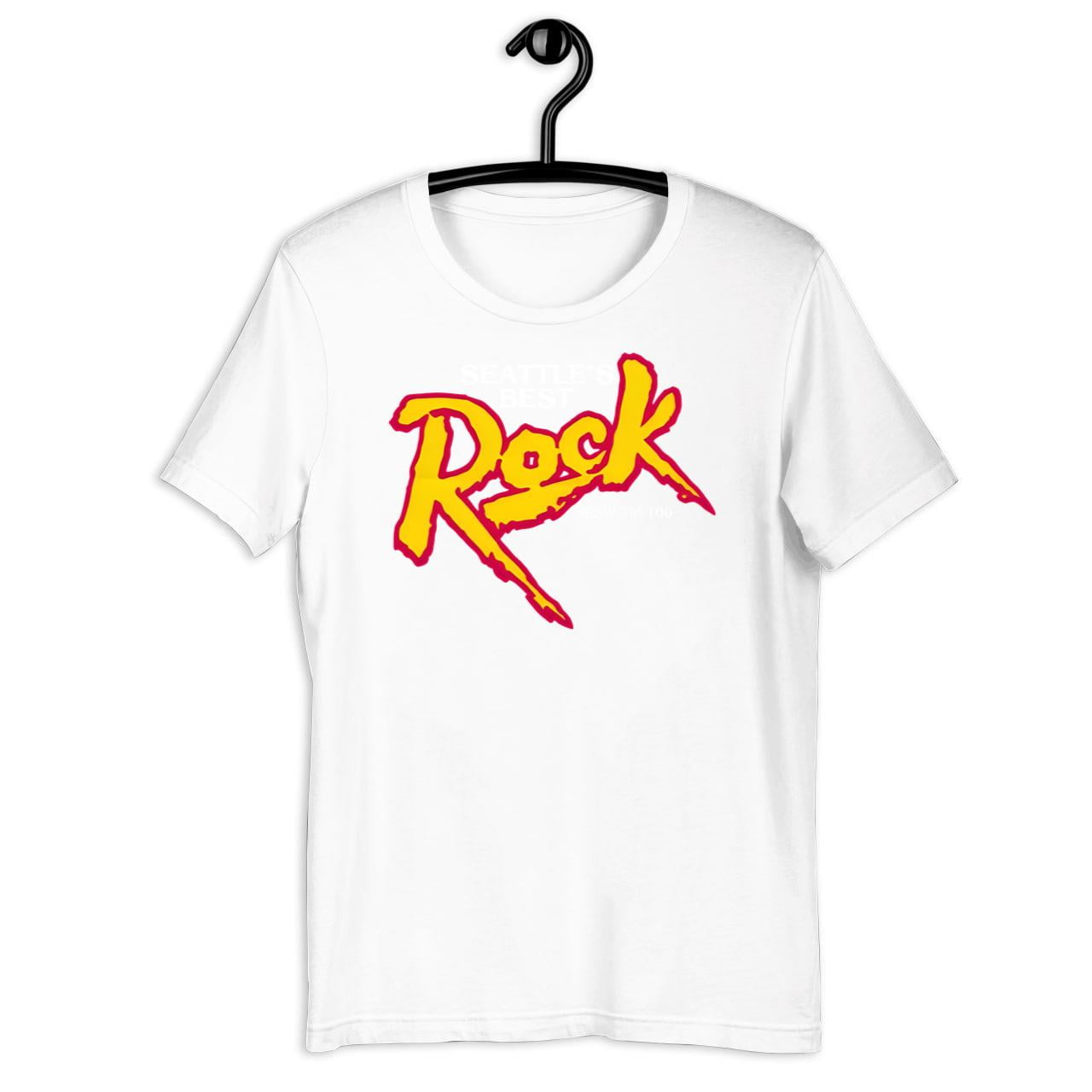 BESTBUY! The Rock 99.9 Fm Kisw Seattle'S Best Kisw Fm 100 Radio T-Shirt ...