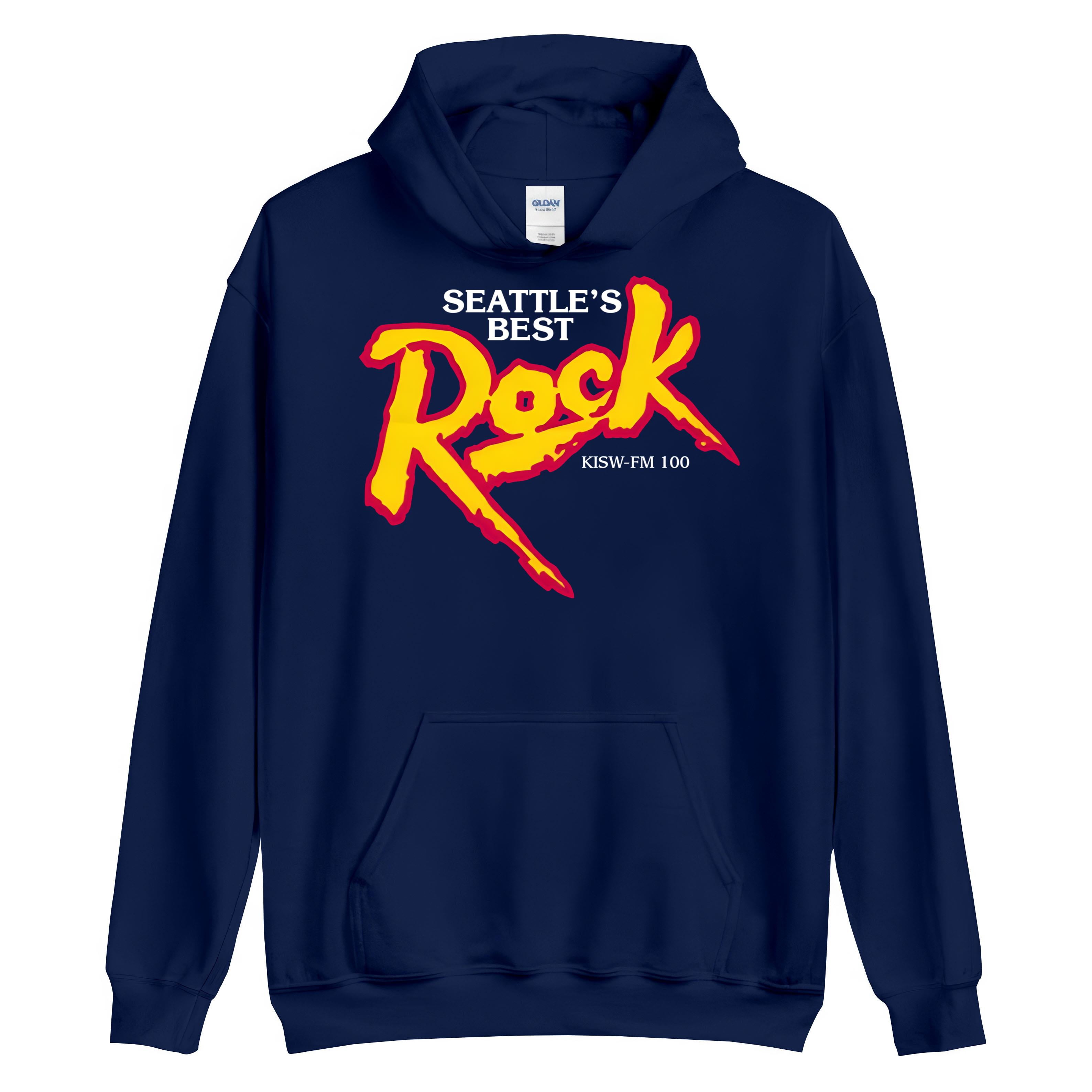 BESTBUY! The Rock 99.9 Fm Kisw Seattle'S Best Kisw Fm 100 Radio T-Shirt ...
