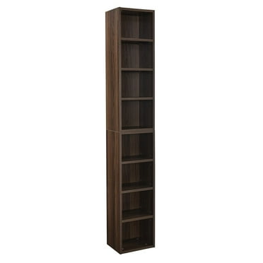 Prepac Quad 64" CD DVD Wall Media Storage Rack in Black - Walmart.com