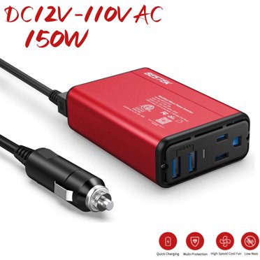 EverStart 750 Watts Portable Slim Inverter with Digital Display and ...