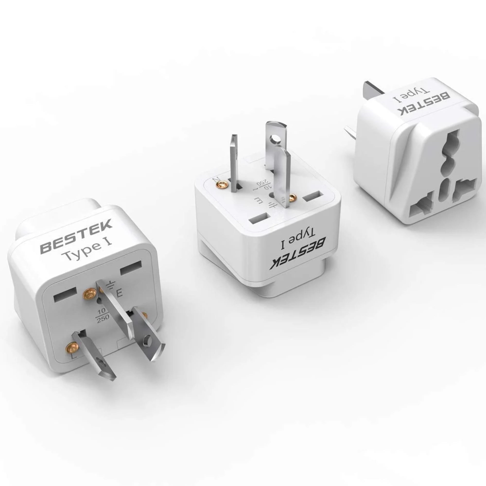 BESTEK Australia, New Zealand Travel Plug Adapter, Grounded Universal ...