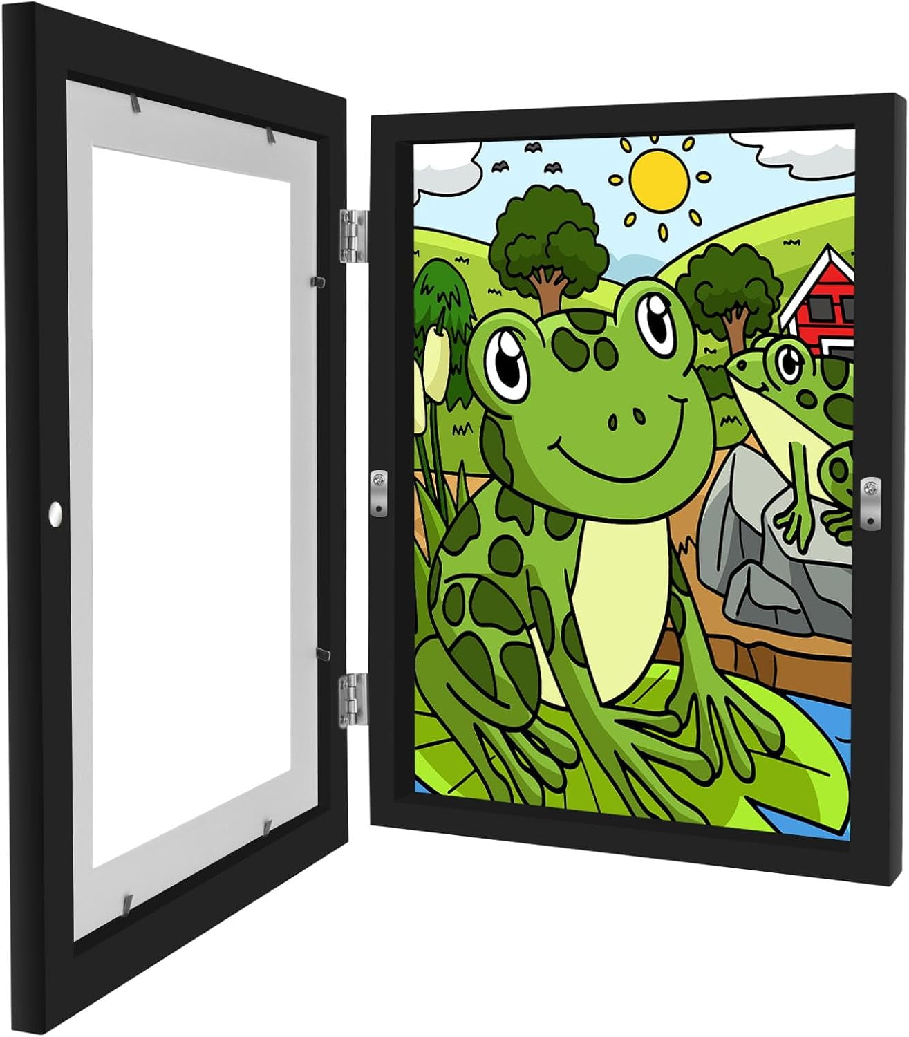 BESTKITTY 1 Pa Kids Art Fes 8.5x11 In Kids Artwork Flip Fe angeable for ...