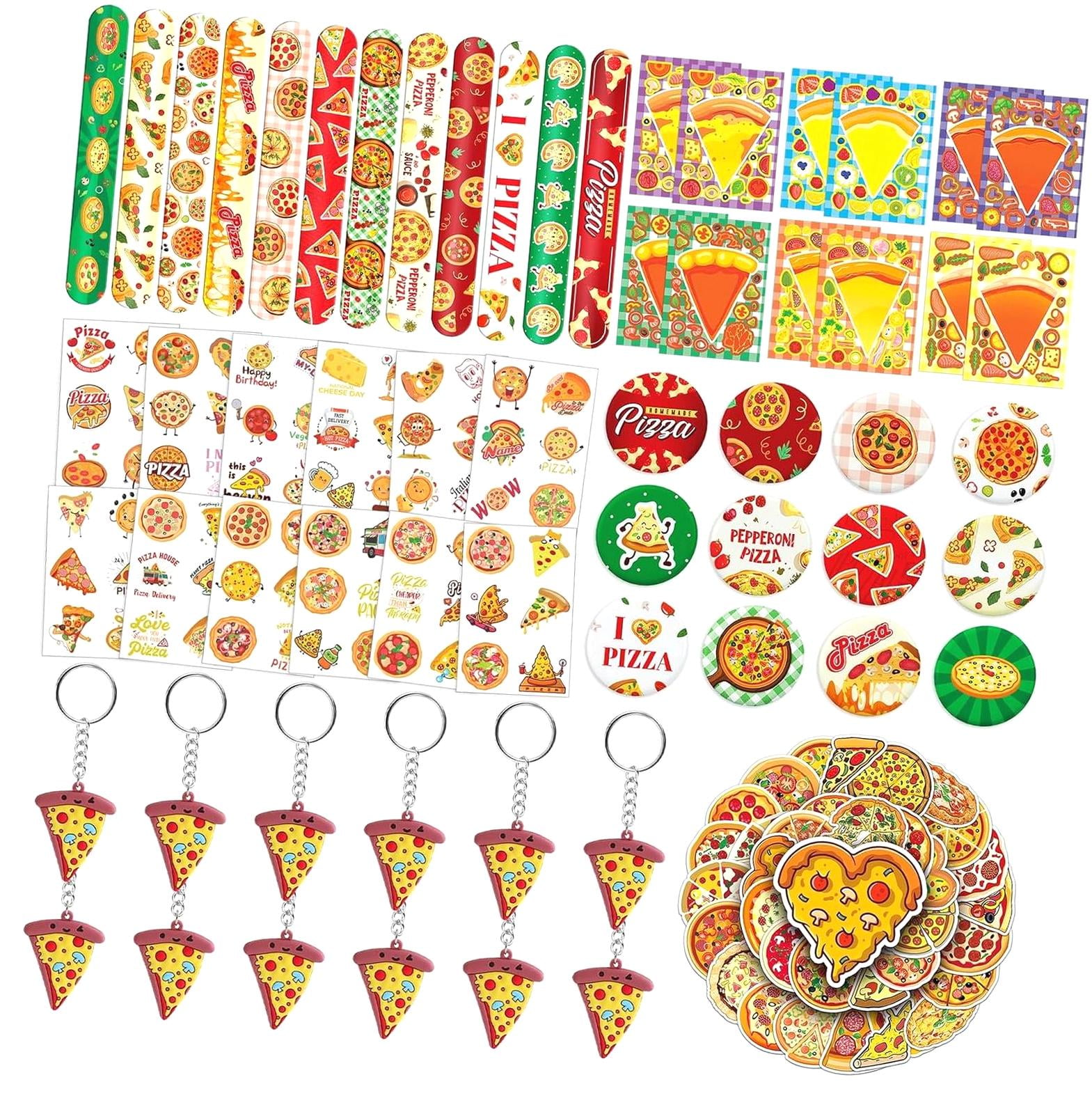 BESTKITTY 110Pcs Pizza Party Kit - Pizza Birthday Party Decorations and ...