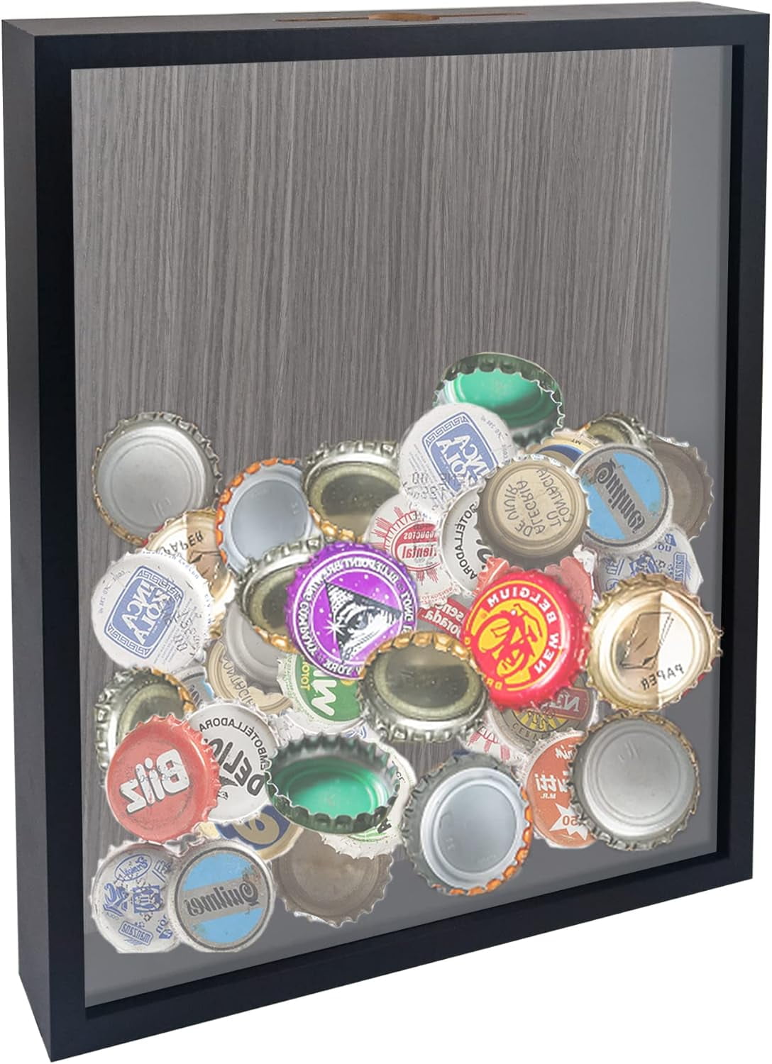 BESTKITTY 11x14 Top Loading Shadow Box Fe with HD Glass,Wood Display ...