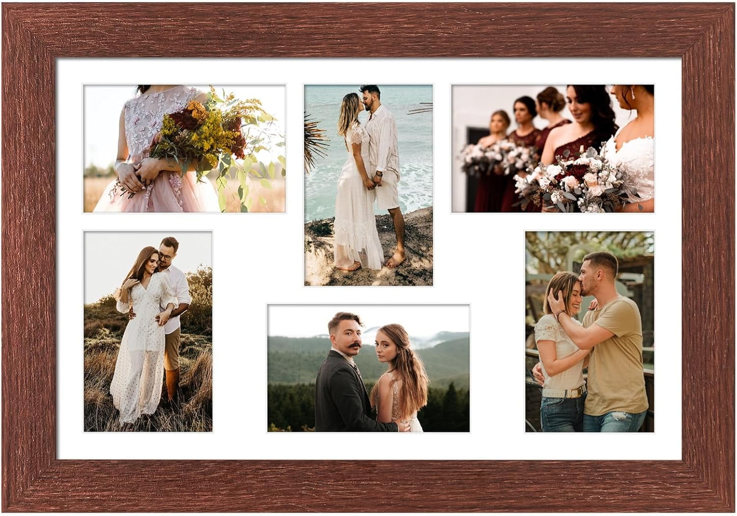 BESTKITTY 11x17 Pture F Display 6 pture f collage 4x6,Multi P F with ...