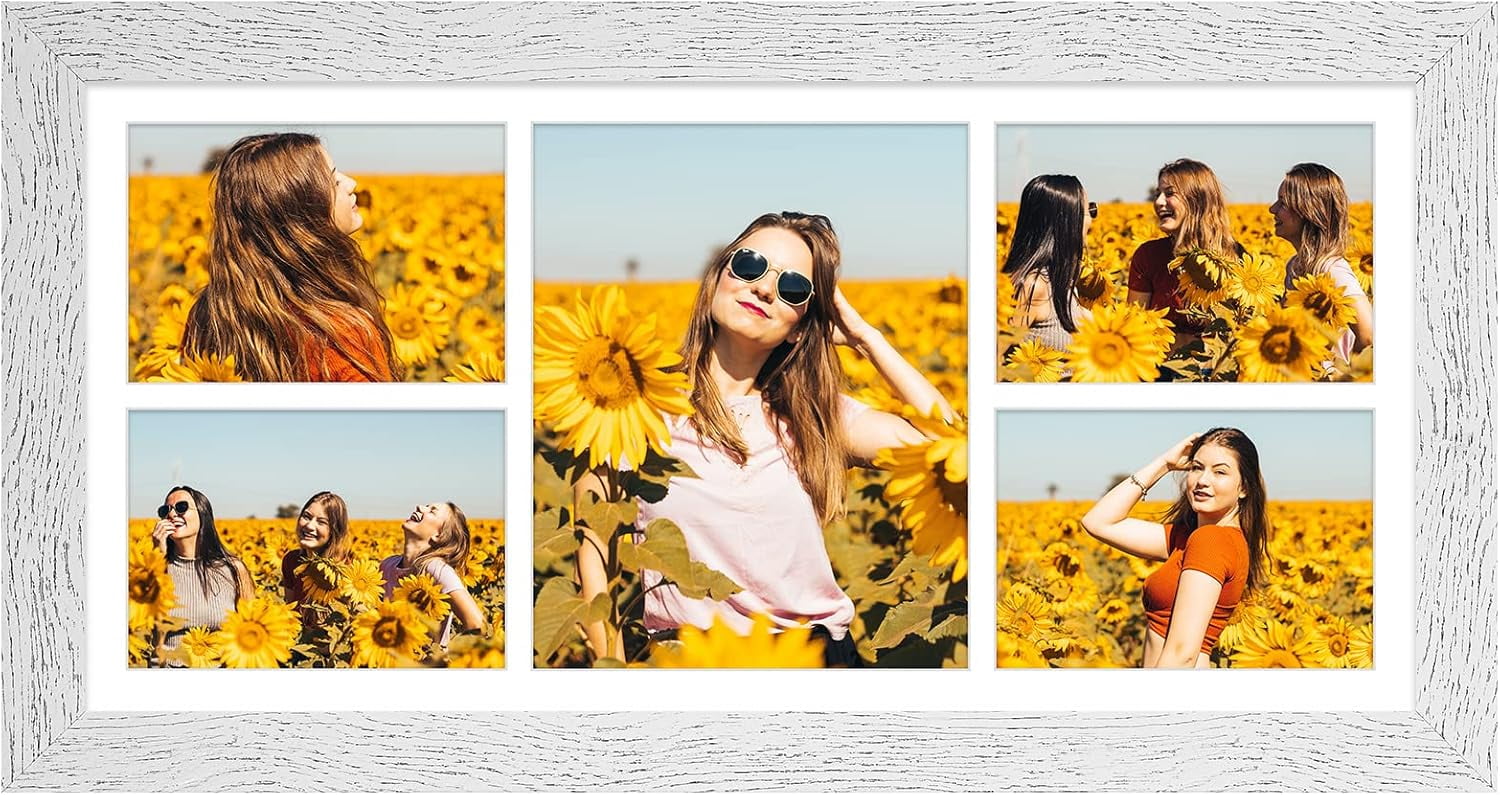 BESTKITTY 11x23 Pture F Display 5 opening 5x7 and 8x10 Pture F Collage ...