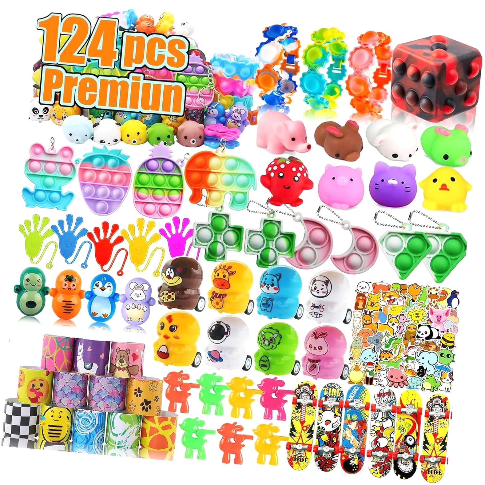 BESTKITTY 124 Piece Assortment, Treasure Chest Toys, Classroom Rewards ...