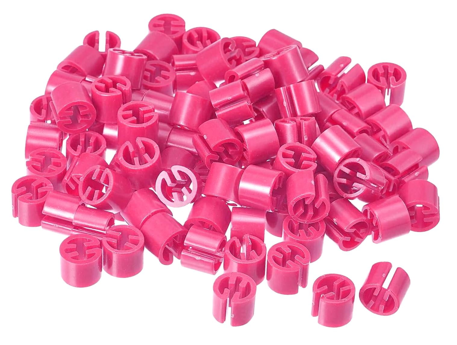 BESTKITTY 150pcs Clothes Hanger Markers Blank Tags, Fit 3.5mm Rod ...