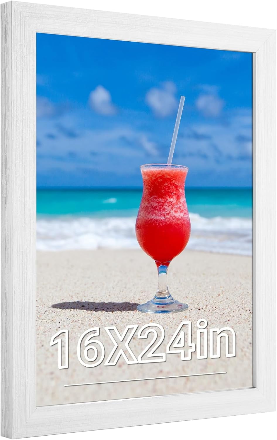 BESTKITTY 16x24 Fe Rust White, Distred 24x16 Pture F, Art P Hanging P ...