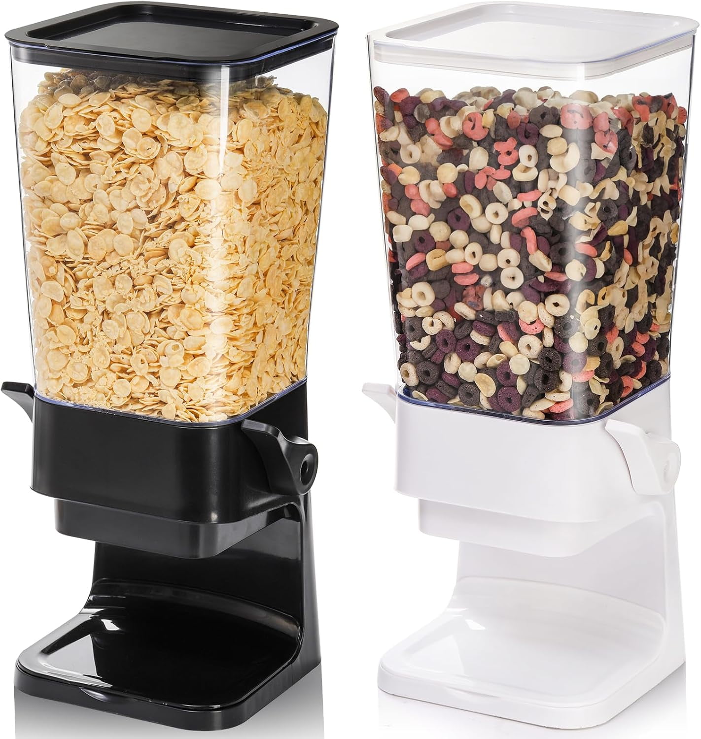 BESTKITTY 2 Pa Cereal Dispenser Counte, 5.5L Large acity Cereal ...