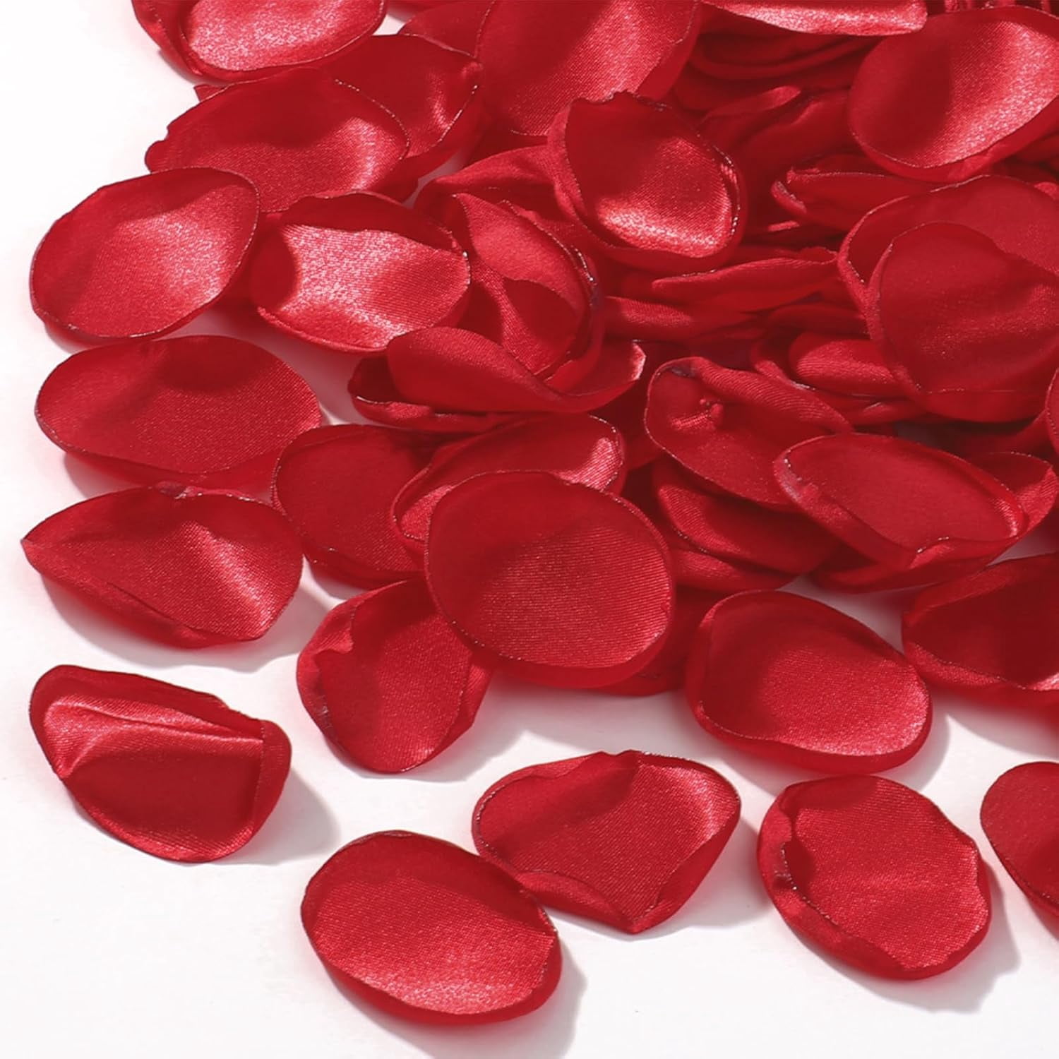 BESTKITTY 200pcs Rose Petals, Silk Red Flower Petals for Wedding Flower ...