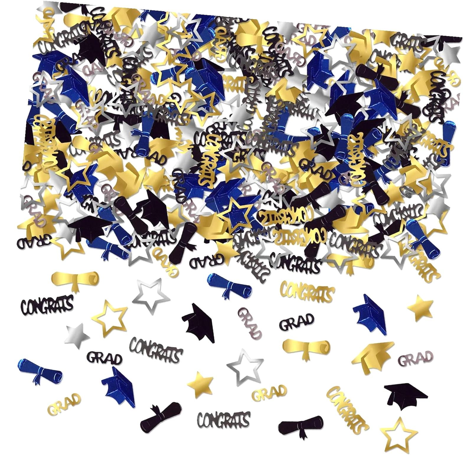 BESTKITTY, 2025 Congrats Grad Confetti - Pack of 1000 | Green and Black Graduation Confetti ...