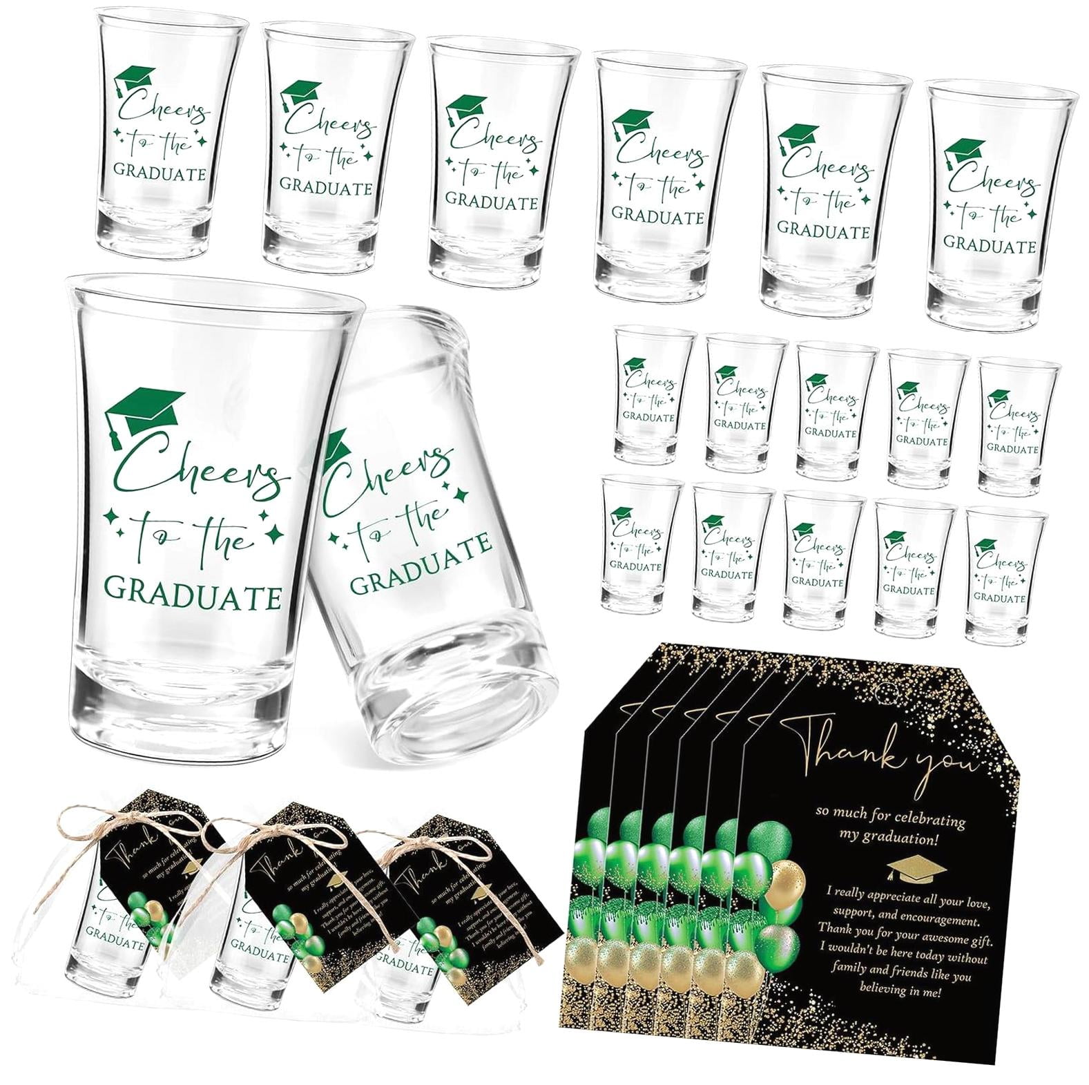 BESTKITTY 25 Sets Graduation Cheers to the Graduate Acrylic Shot ...