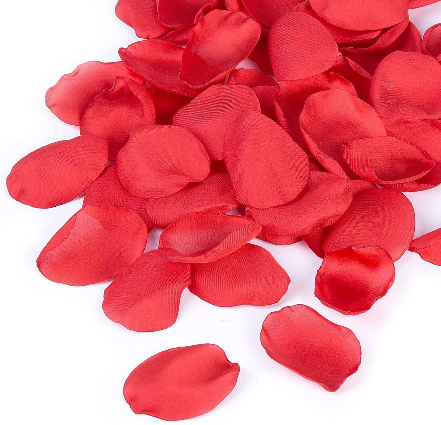 BESTKITTY 300pcs Artiial Red Rose Petals for Romant Night Flower Girl ...