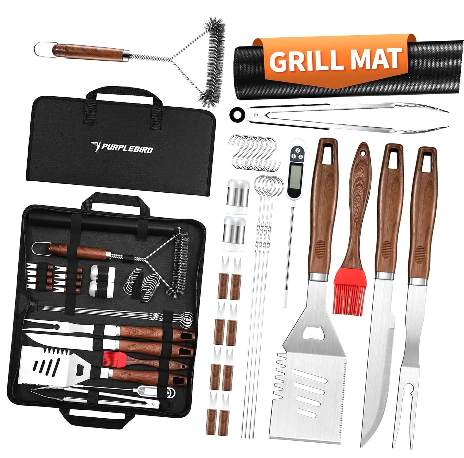 BESTKITTY 31-Piece Outdoor Grill Set - Ultimate Grilling Gift for Men ...