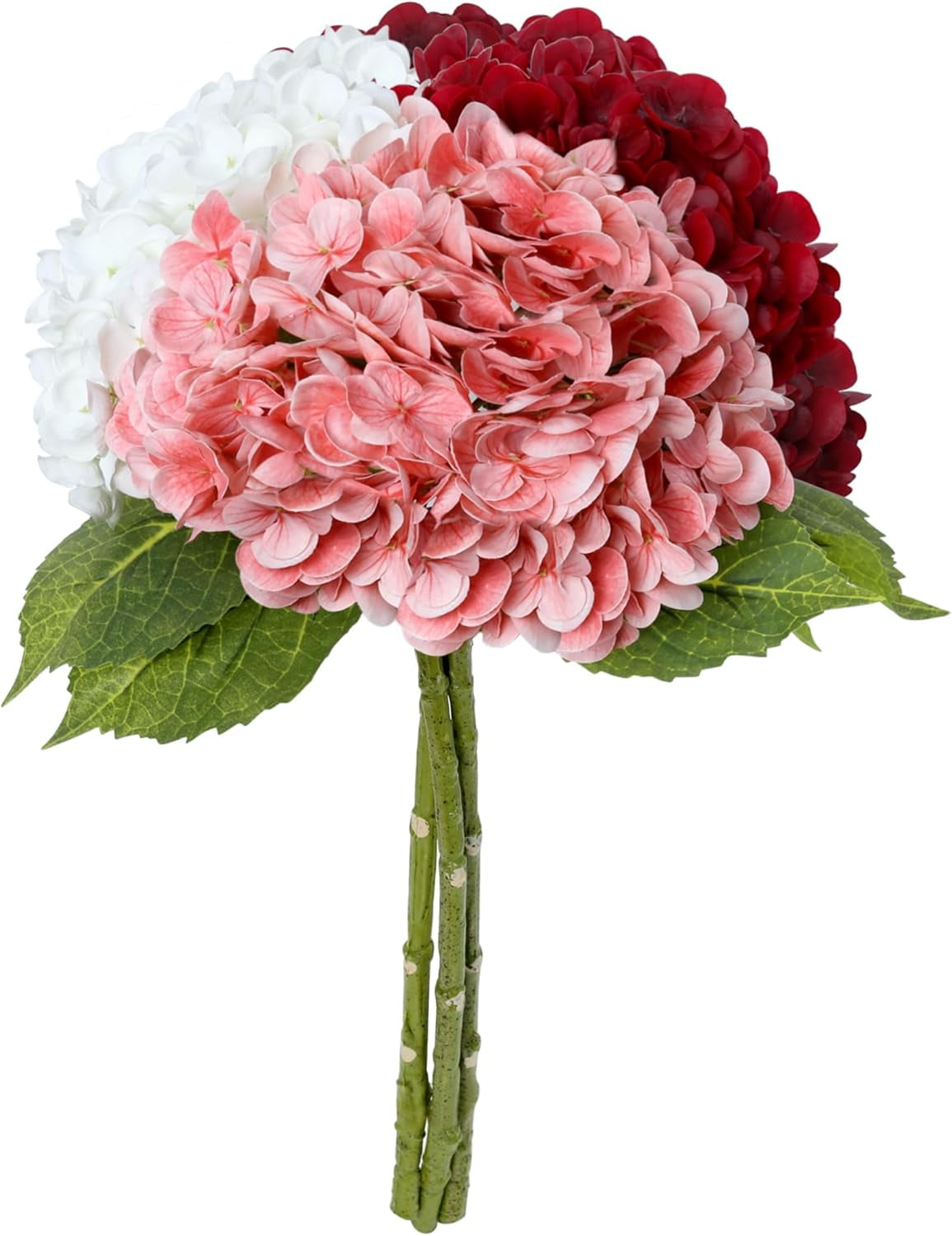 BESTKITTY 3Pcs 21 In Artiial Hydrangea Flowers Fake Hydrangea Flowers ...