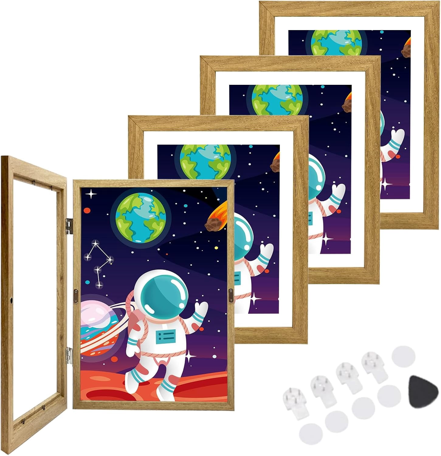 BESTKITTY [4 Pas] Kids Artwork Fes angeable, 10"x12.5" Kids Art Fe ...