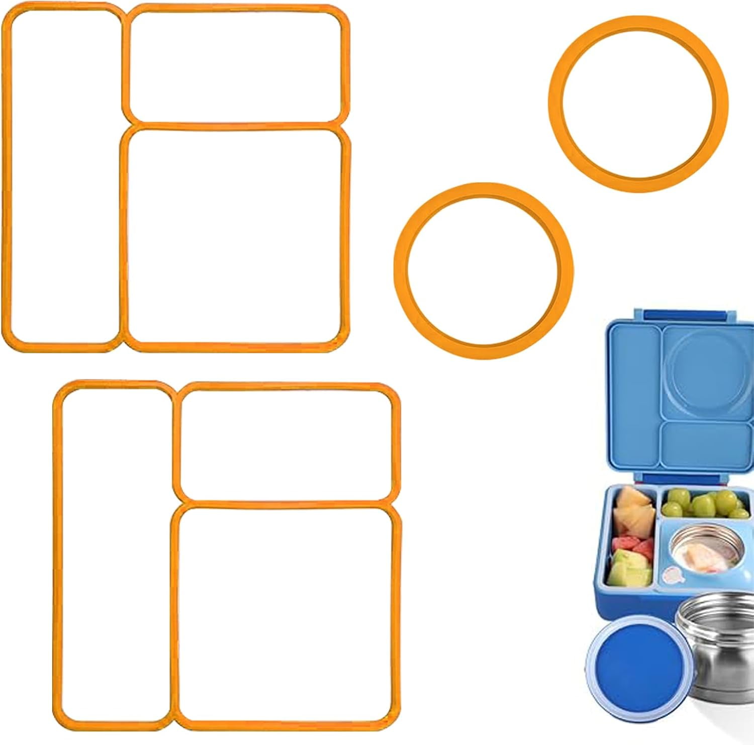 BESTKITTY 4 pa Lid Seal Gasket For Box,t Seal Replaent for Kids ,Made ...